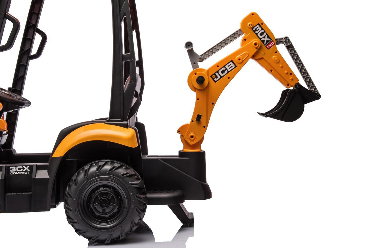JCB Digger 12V Electric Ride On Tractor with Loader Backhoe