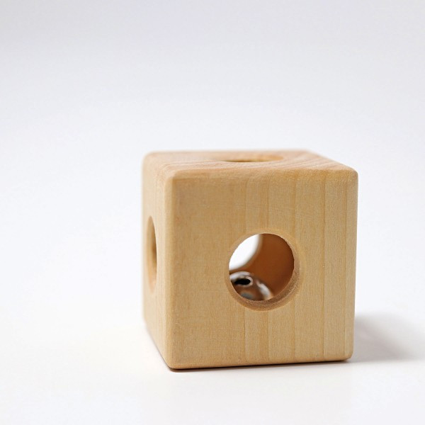 Grimm's Toys - Grimm's Rattle Cube with Bell - Wooden Toys - Ava's ...