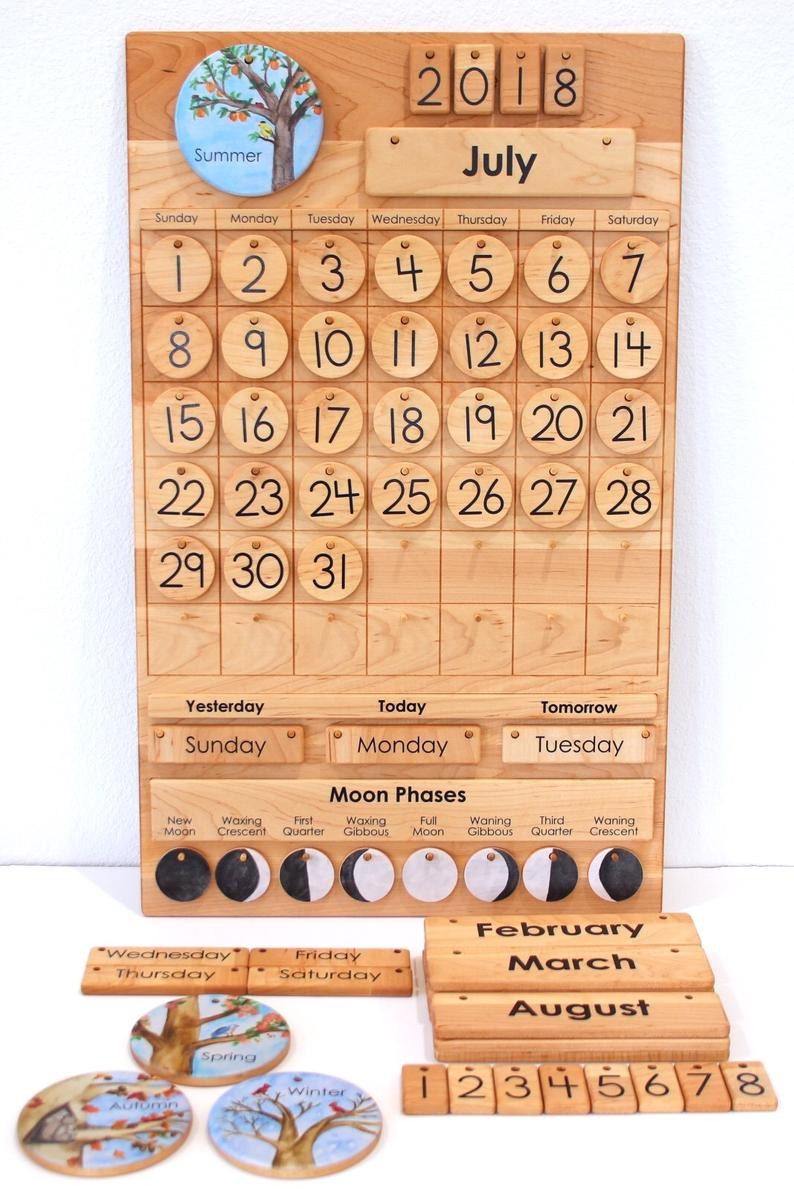 Classroom Sized Calendar - From Jennifer Canada - Waldorf Toys ...