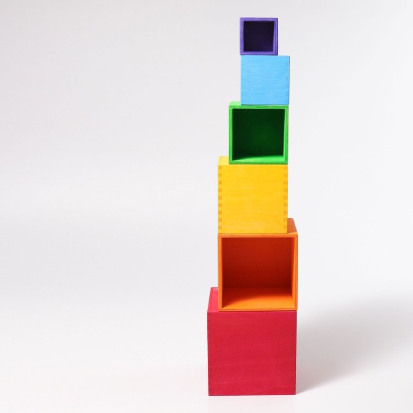 Grimm's Set of Large Boxes Rainbow - Grimm's Toys - Ava's Appletree