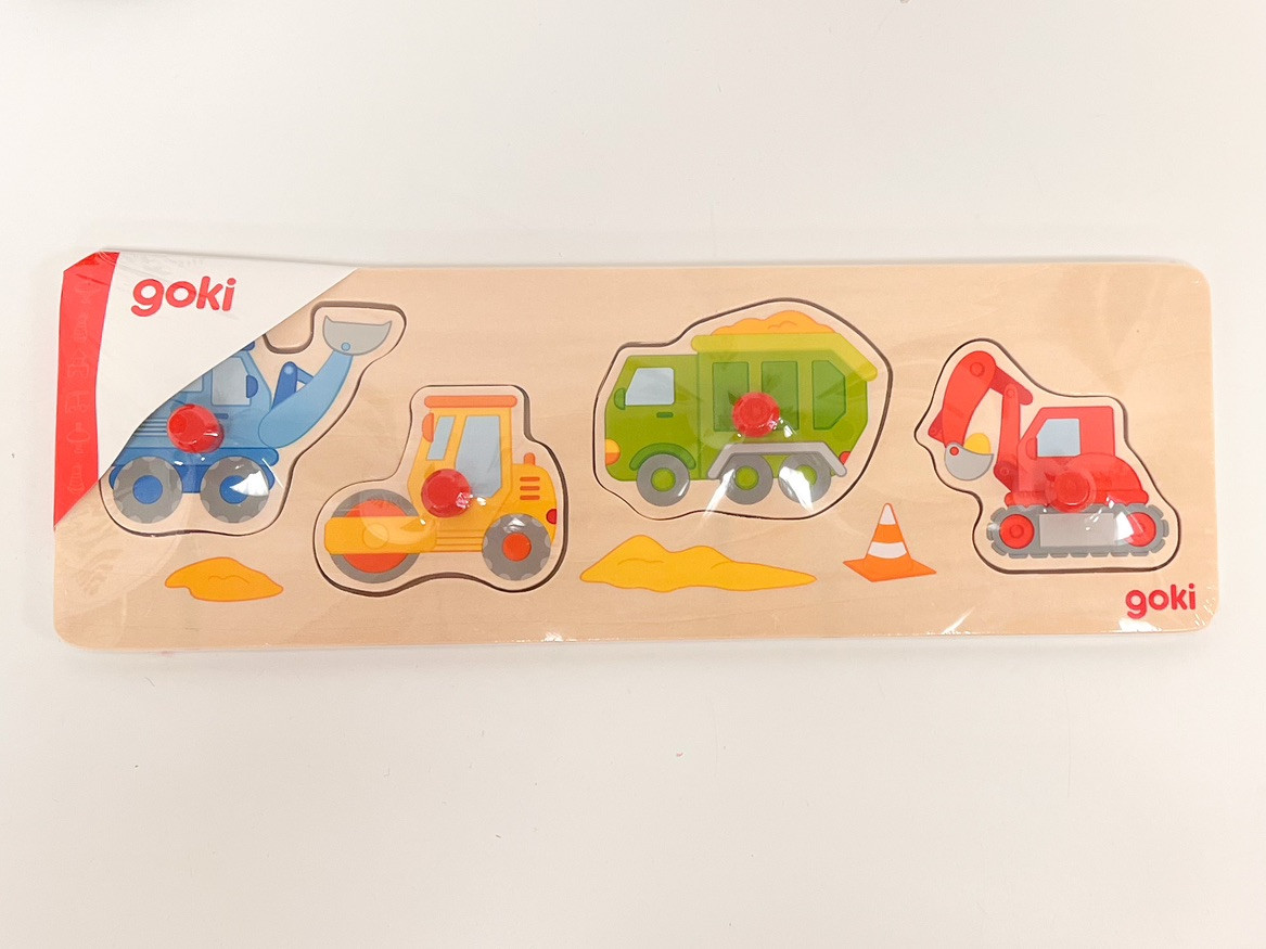 Goki Peg Puzzle Zebra - Wooden Toys - Ava's Appletree