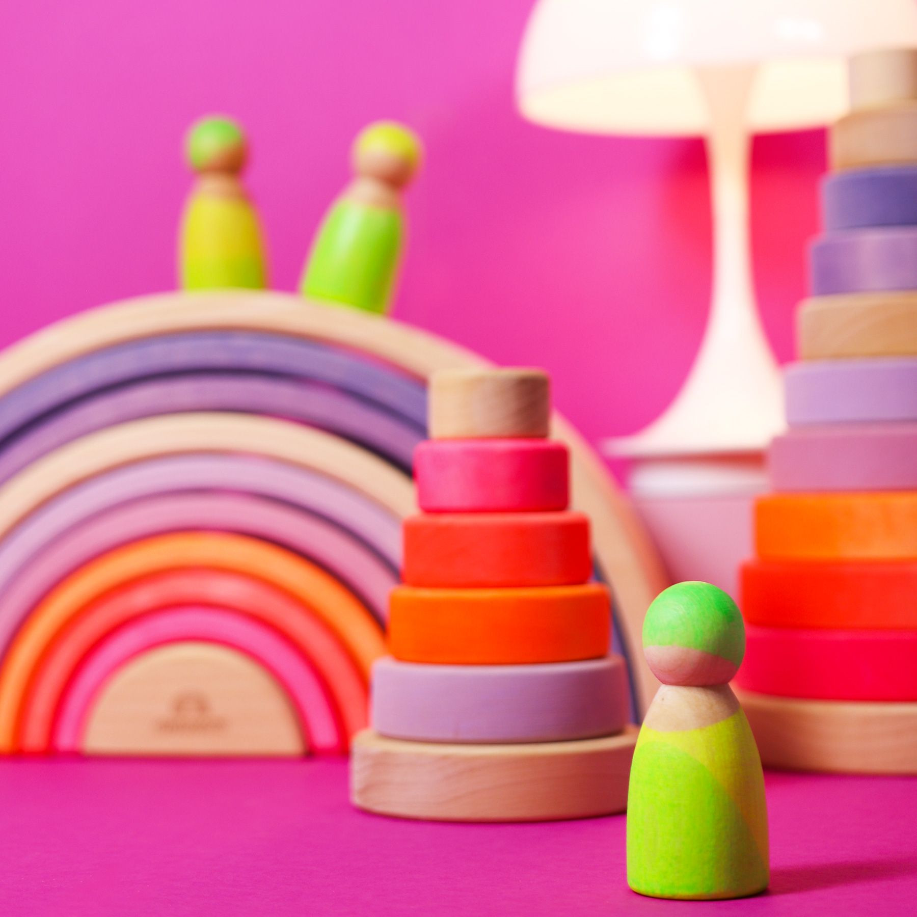 Grimm's Friends Neon Green - Grimm's Toys - Ava's Appletree