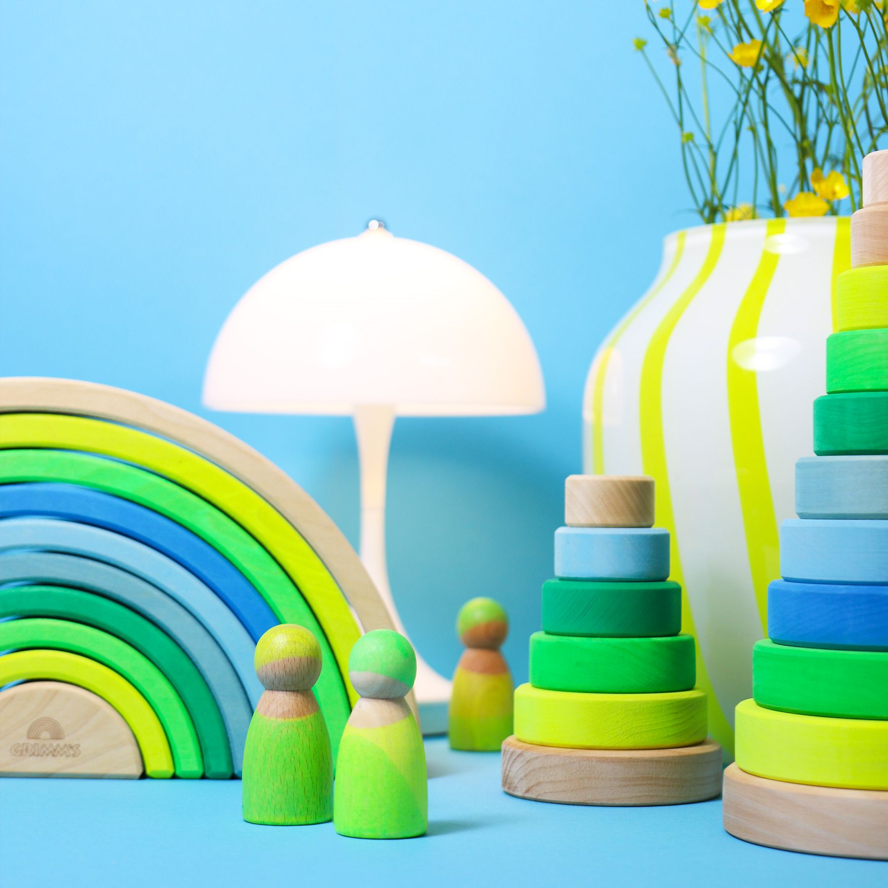Grimm's Friends Neon Green - Grimm's Toys - Ava's Appletree