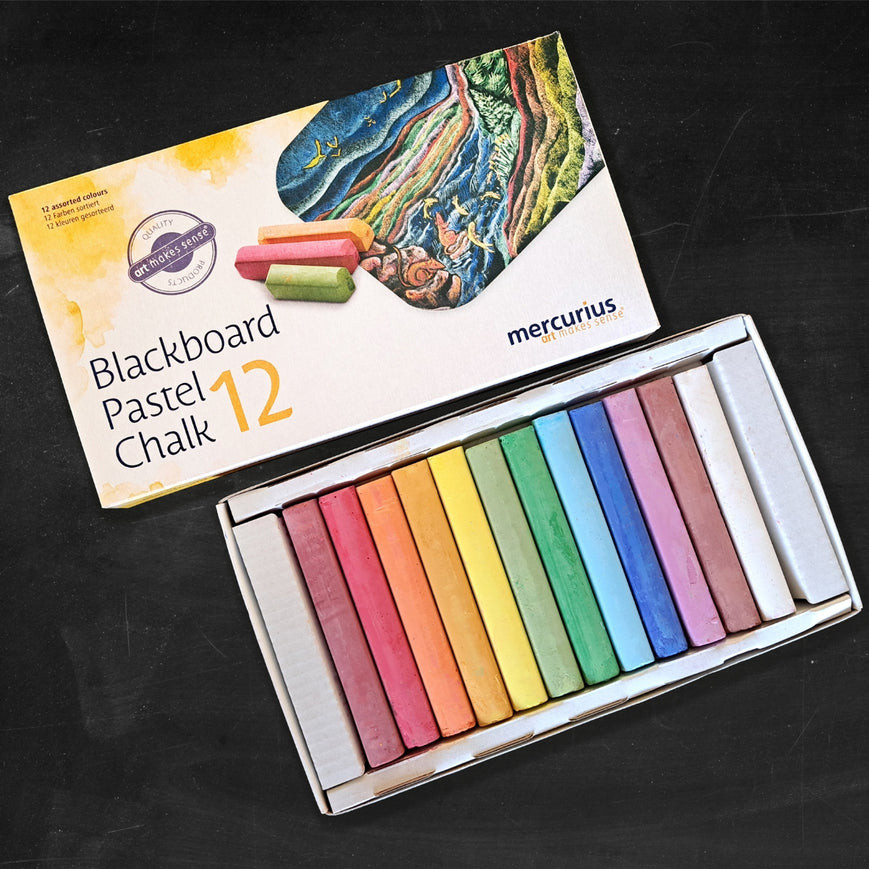 Mercurius Blackboard Chalk Pastel - Natural Art Supplies for Children ...