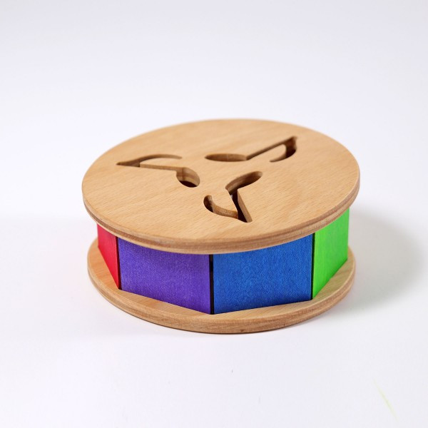 Grimm's Mini Rolling Wheel With Bells - Rainbow - Natural Toys - Ava's ...