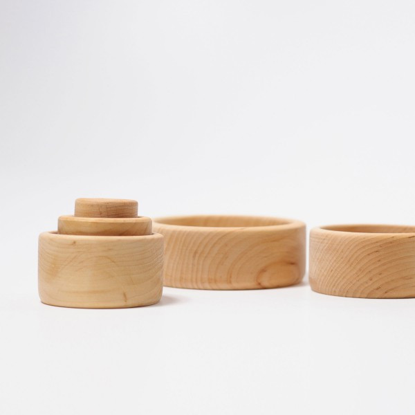 Grimm's Stacking and Nesting Bowls Natural - Grimm's Toys Canada - Ava ...