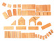 Grimm's 60 Wooden Geo Blocks Natural - Waldorf Toys - Wooden Toys - Ava ...