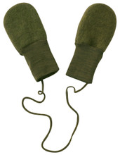 Engel Organic Merino Wool Fleece Baby Mittens Reed - Engel Wool Canada ...