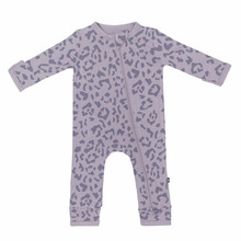 Kyte Baby Bamboo Zippered Romper in Taro Leopard - Kyte Baby Canada ...