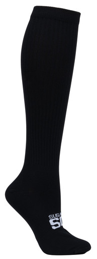 Women's Easy-On Black Compression Socks | Sugar Free Sox