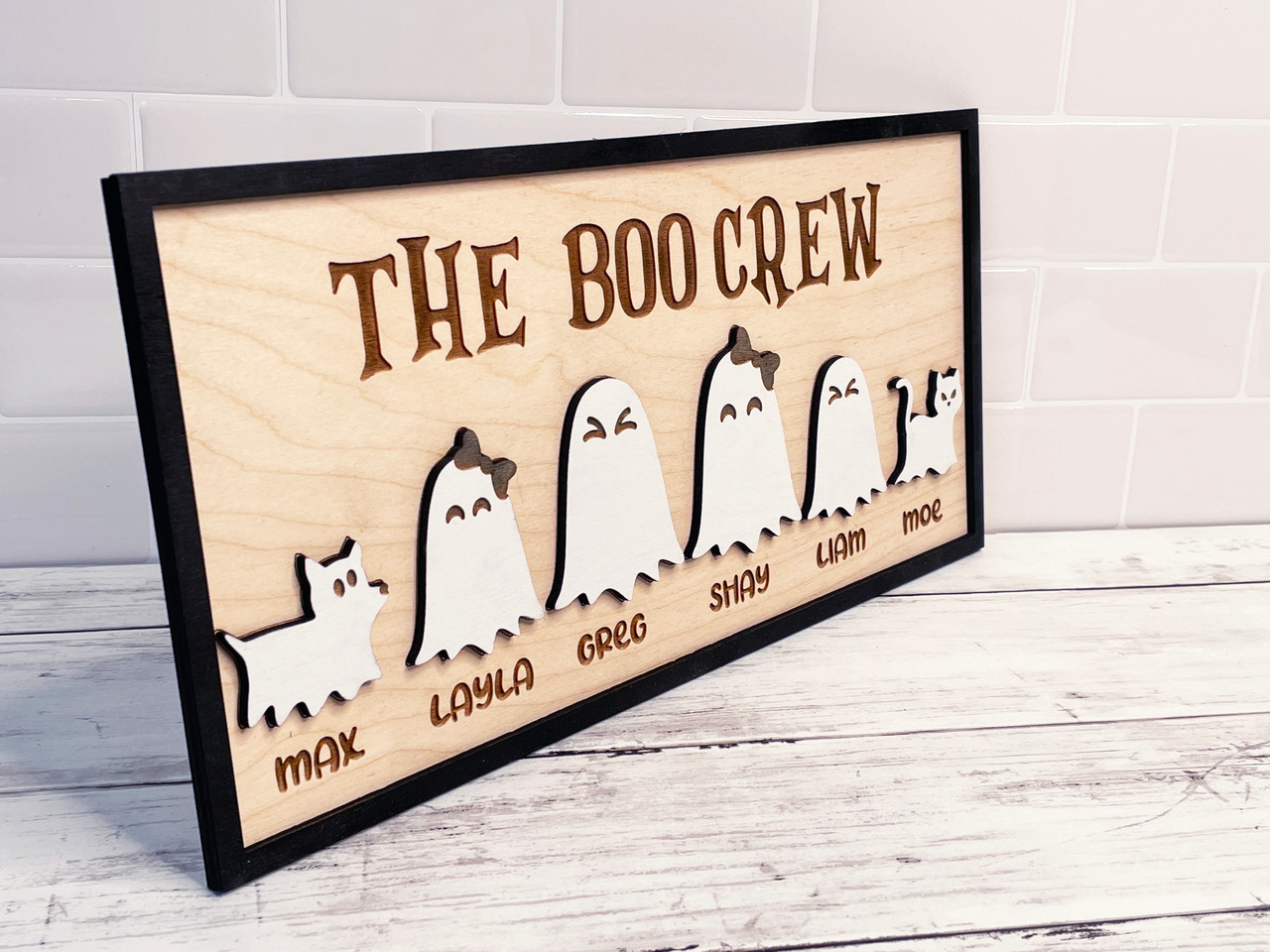 Boo Crew Sign | PictureIt Creations