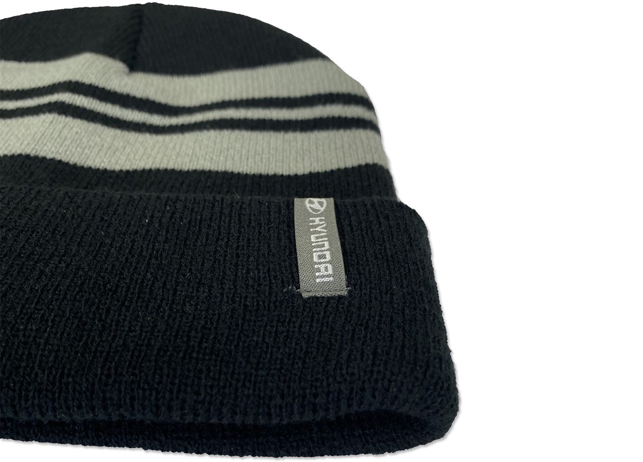 Hyundai Striped Beanie (Z116) | My Hyundai Store
