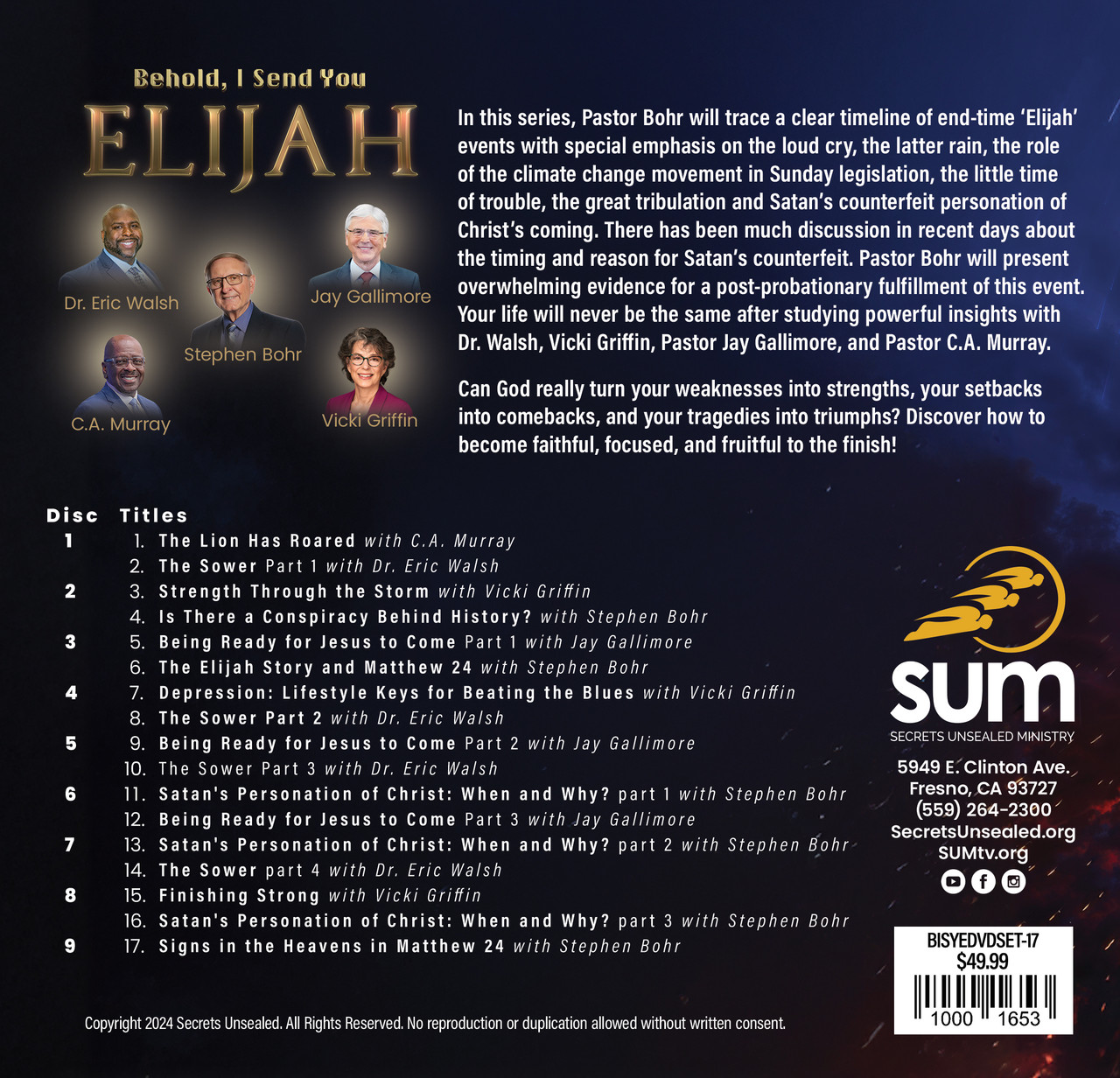 Behold I Send You Elijah - Secrets Unsealed