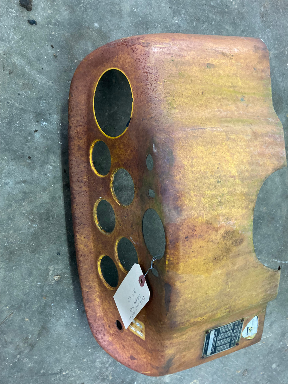 Massey Ferguson 40 Tractor Dash Cowl Panel