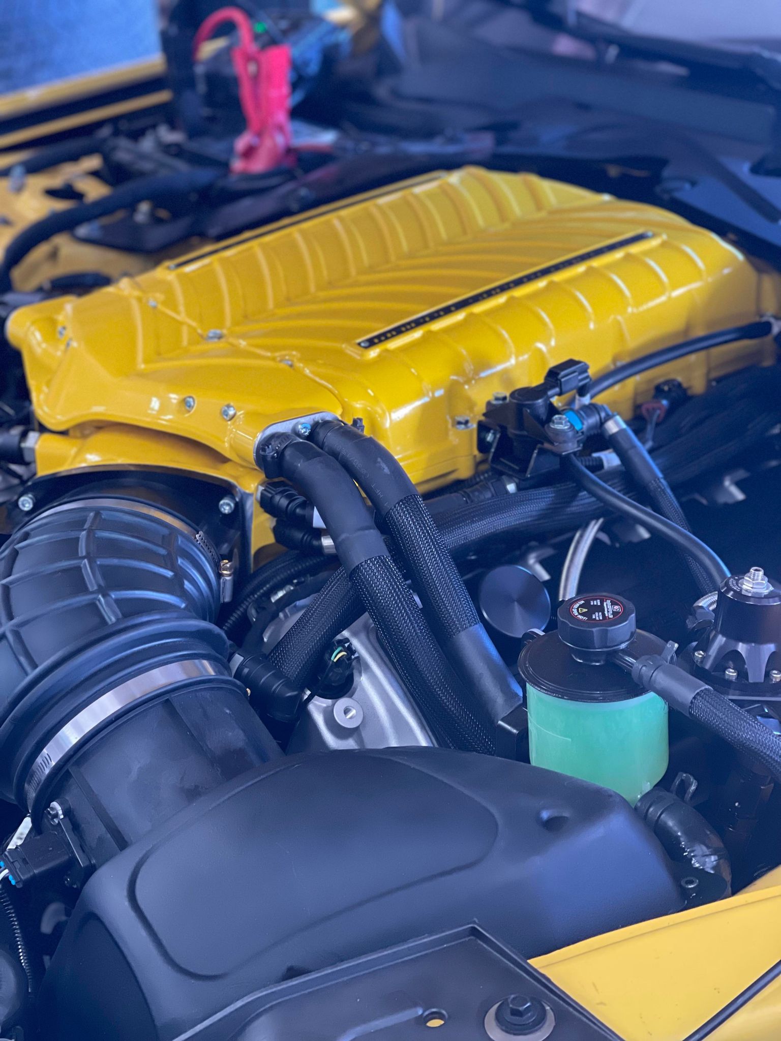 Larry's Beautiful Yellow Mustang GT350, Hypermotive - Hypermotive Performance LLC