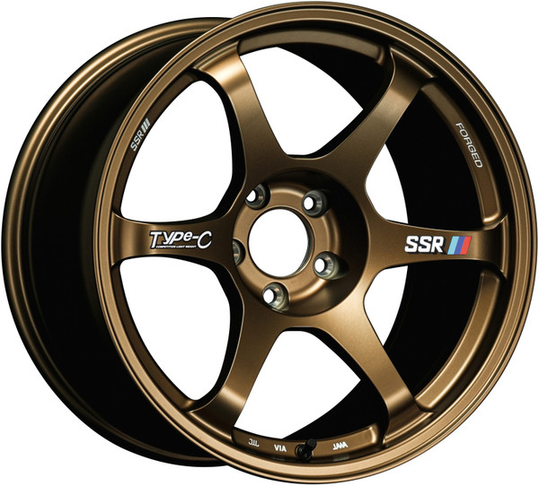 SSR Type-C Forged 18x9.5 +22 5/114.3 - Racing Bronze Wheel - F318950 ...