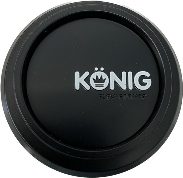 Konig Flow Formed Pop-in Center Cap - Heliogram/Neoform Black ...