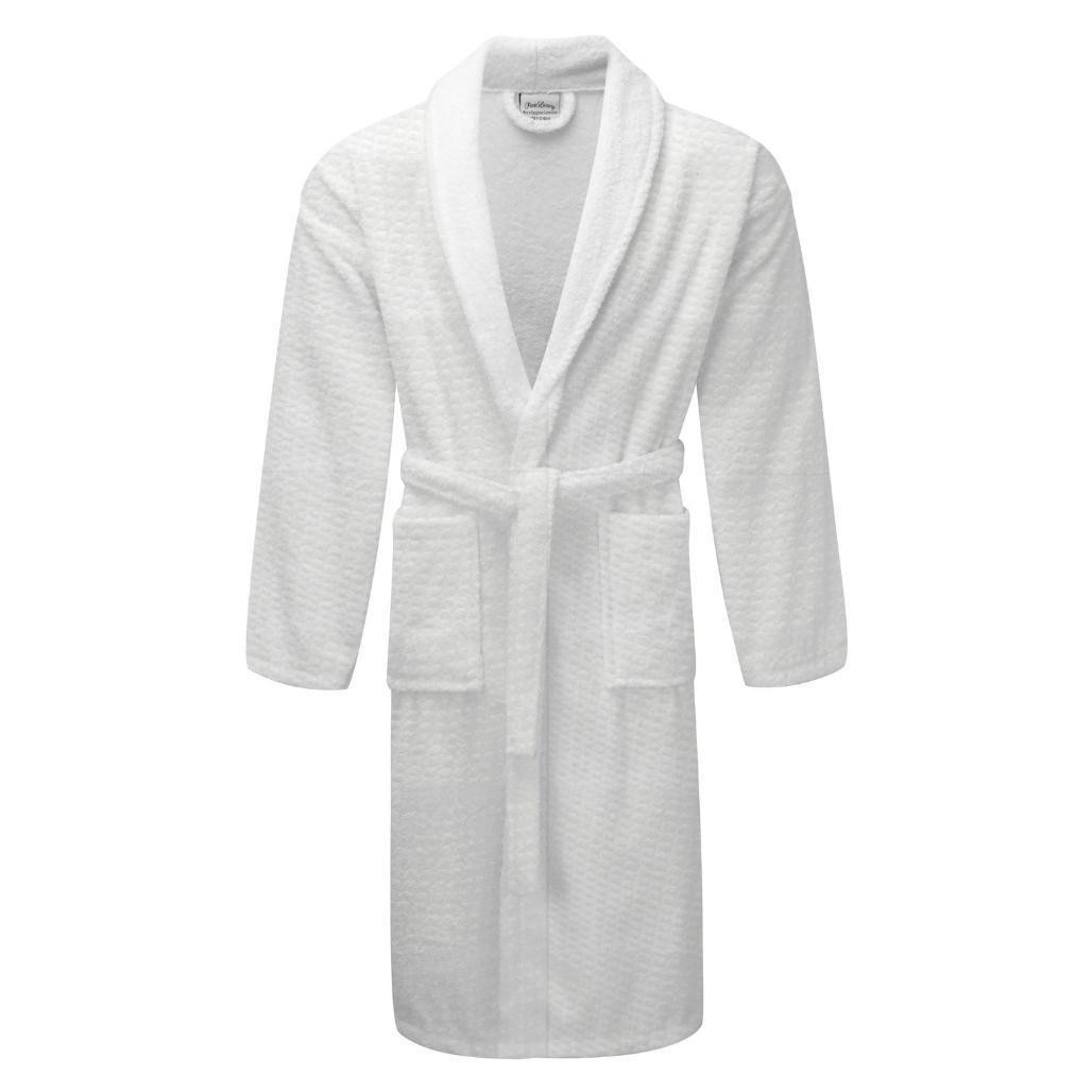 100% Cotton Lightweight Waffle Dressing Gown - The Towel Shop