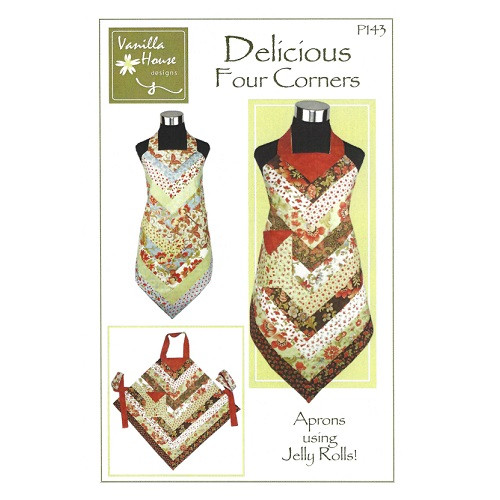 Delicious Four Corners Apron - Vanilla House - Pattern - Big Dog Sewing