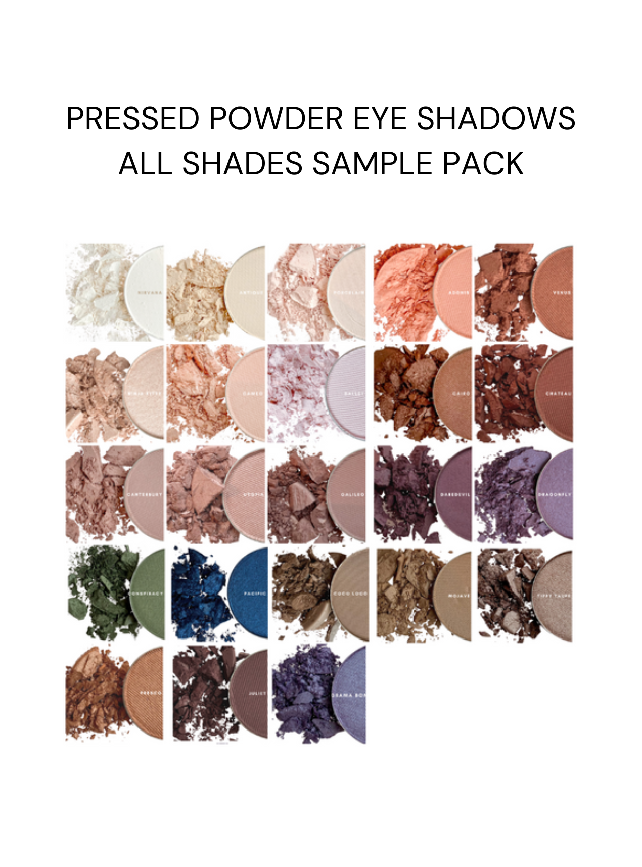 eye shadow sample try different shades affordably