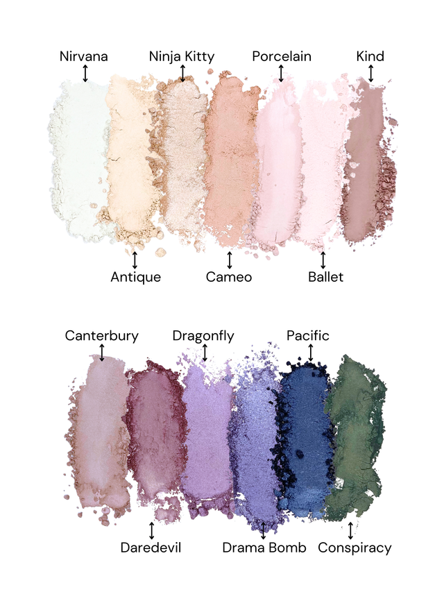 eye shadow sample try different shades affordably