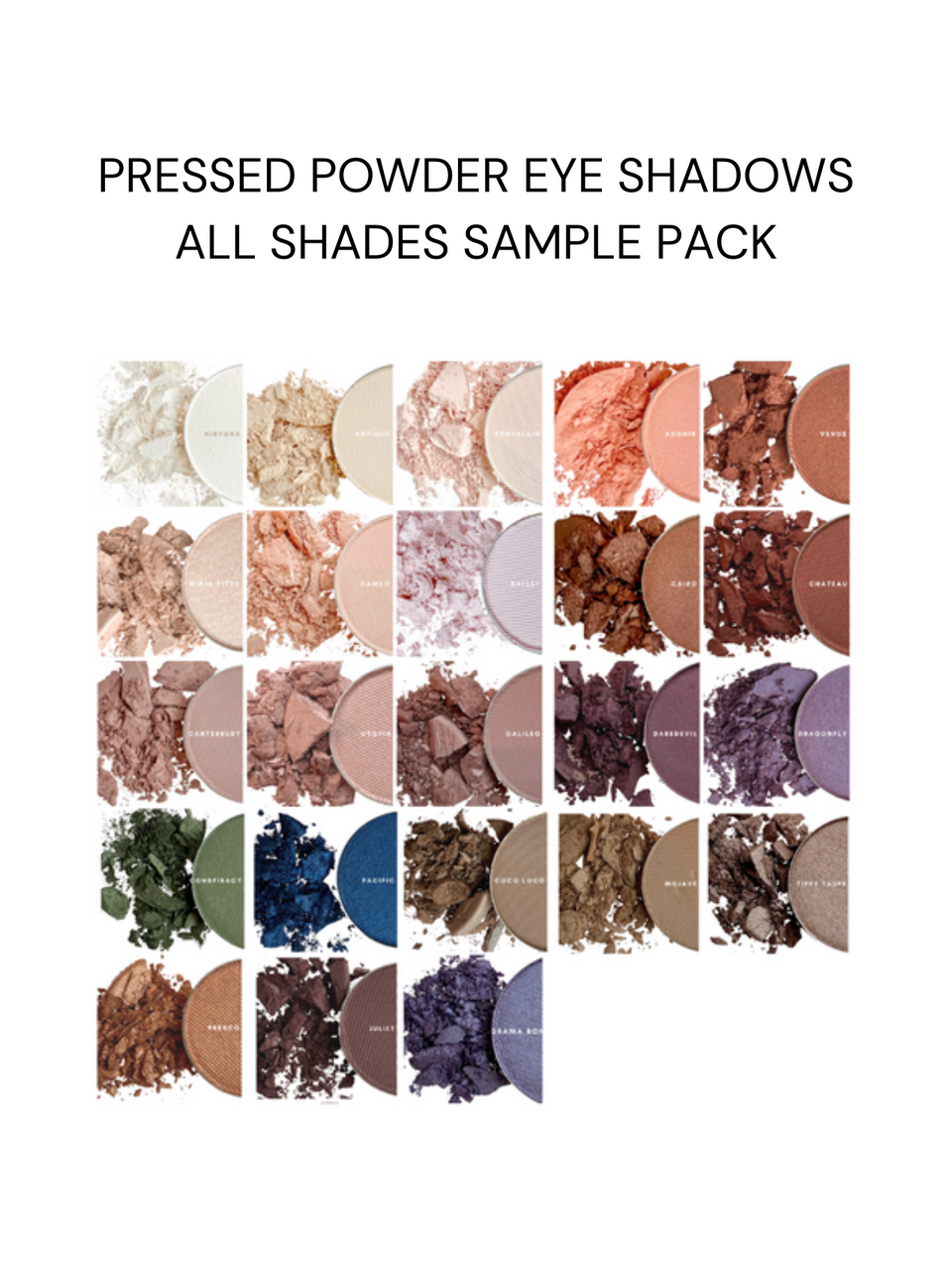 eye shadow sample try different shades affordably