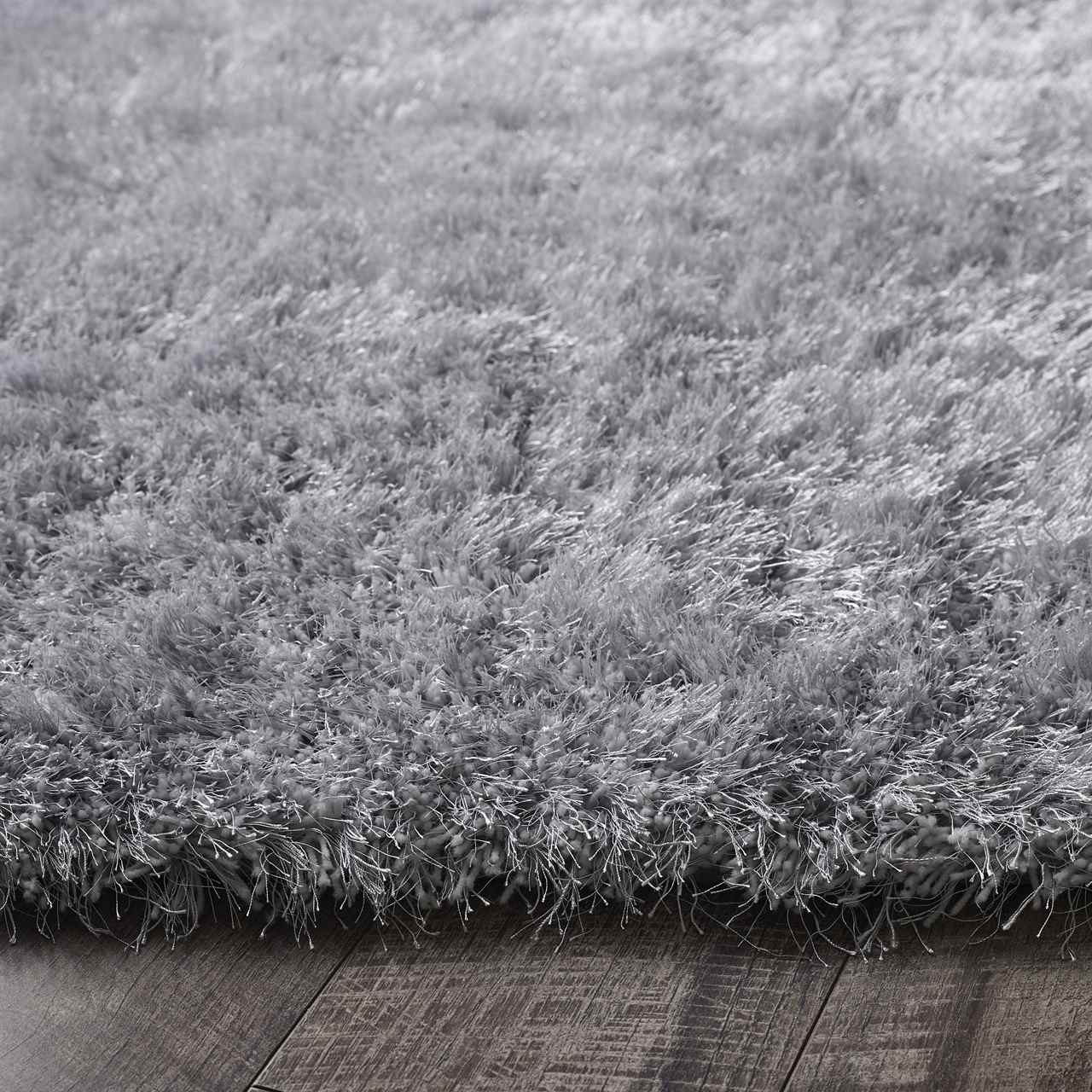 Silver Shaggy Rug Origins Ritzy | Land of Rugs