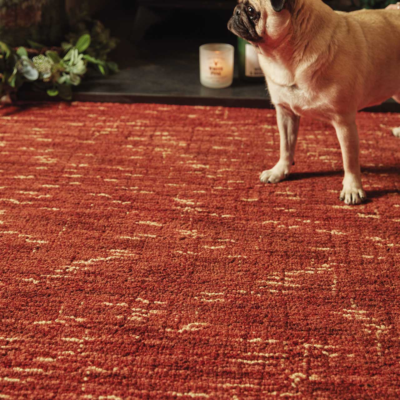 Burnt Sienna Wool Rug Origins Country | Land of Rugs