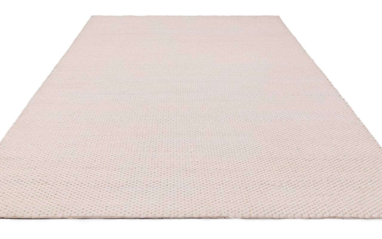 Zander Handwoven Flatweave Ivory Rug | Land of Rugs
