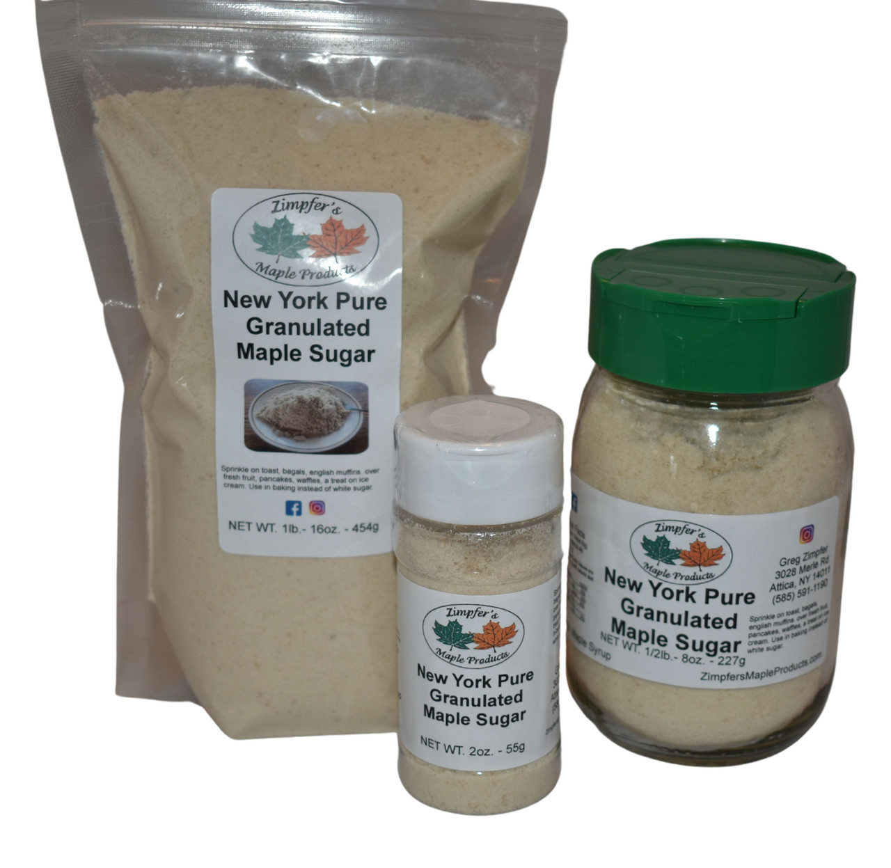 Pure Granulated Maple Sugar