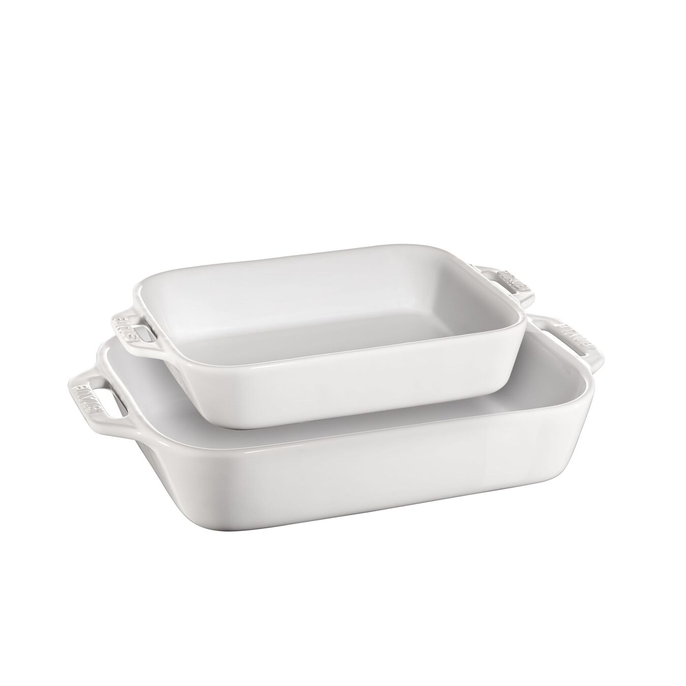 Staub Ceramic Rectangular 2 Piece Baker Set