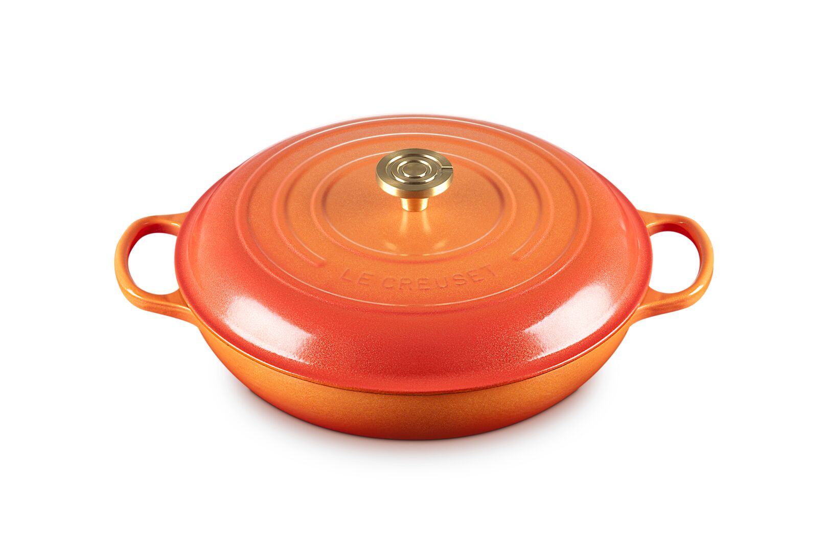 Le Creuset Limited Edition Signature Cast Iron 5 qt. Braiser - Flamme Doree