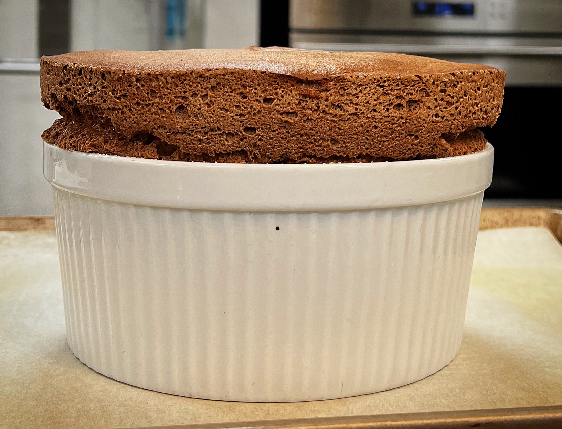 Chef Paul's Chocolate Souffle