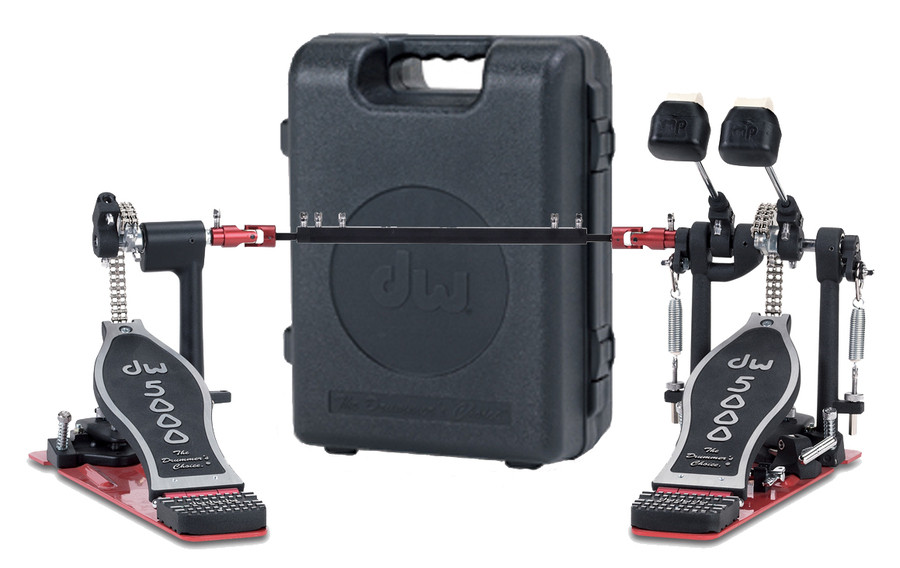 DW DWCP5002AD4 5000 Series Accelerator Double Bass Drum Pedal Dual Kick ...