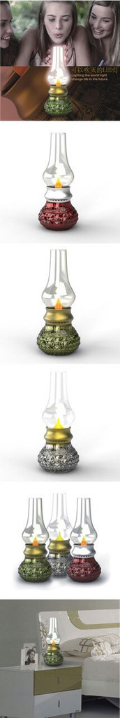 Adjustable Vintage Design LED Lamp - Escape Room Prop (USB Rechargeable ...