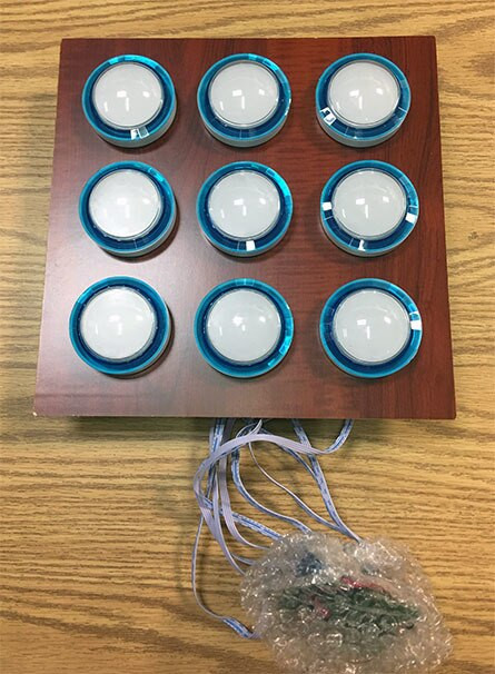 9 Button control Panel - Halloween FX Props