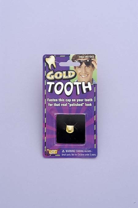 GOLD TOOTH CAP - Halloween FX Props