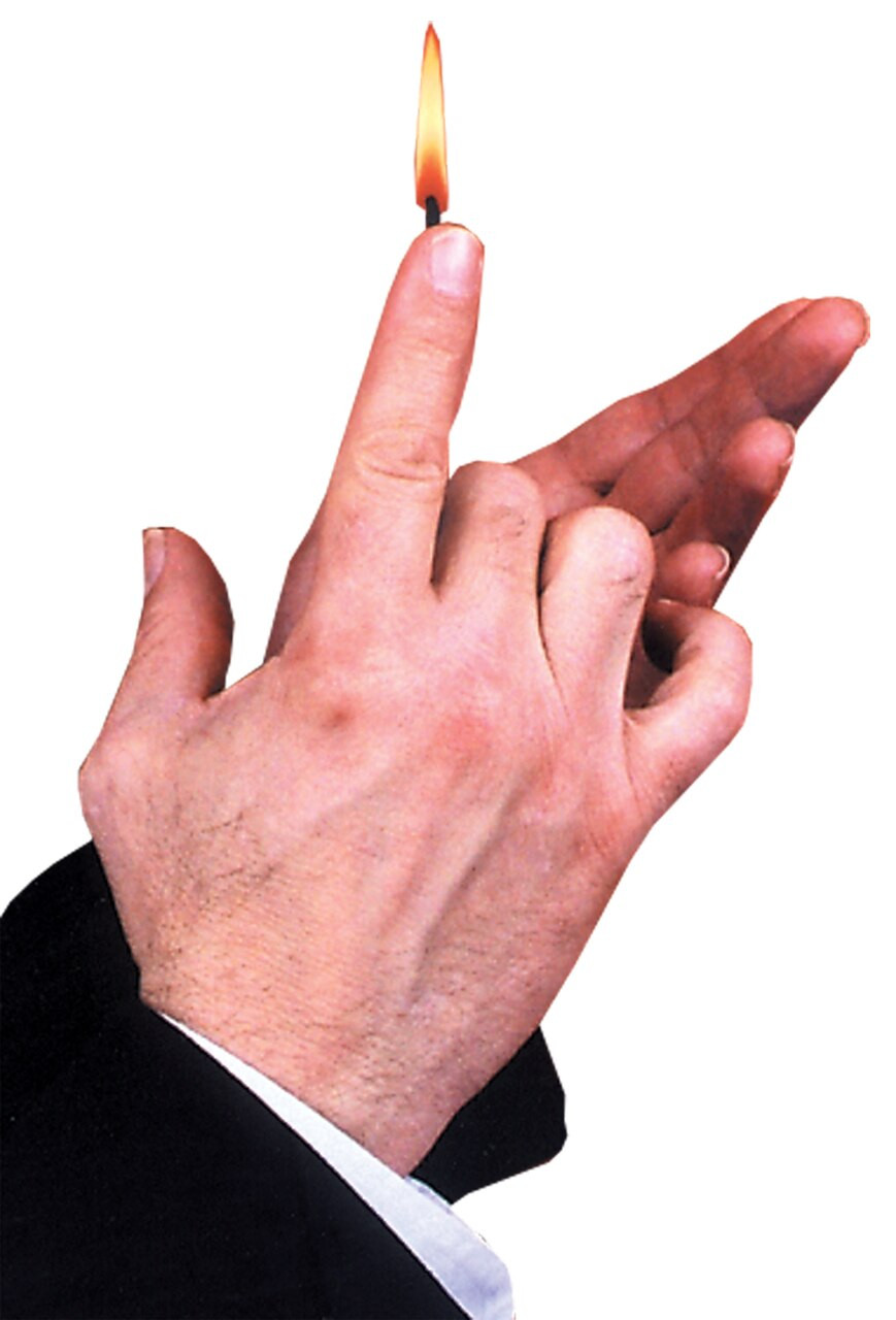 FINGER FLAME - Halloween FX Props