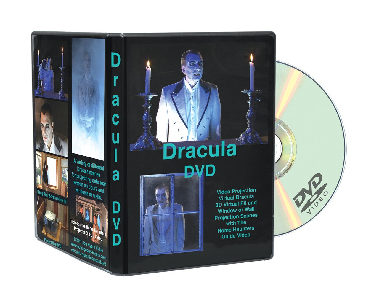DVD VIRTUAL DRACULA EFFECTS - Halloween FX Props