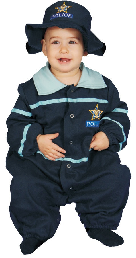BABY POLICE OFFICER BUNTING - Halloween FX Props