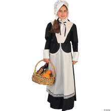 Girl's Pilgrim Costume - Halloween FX Props