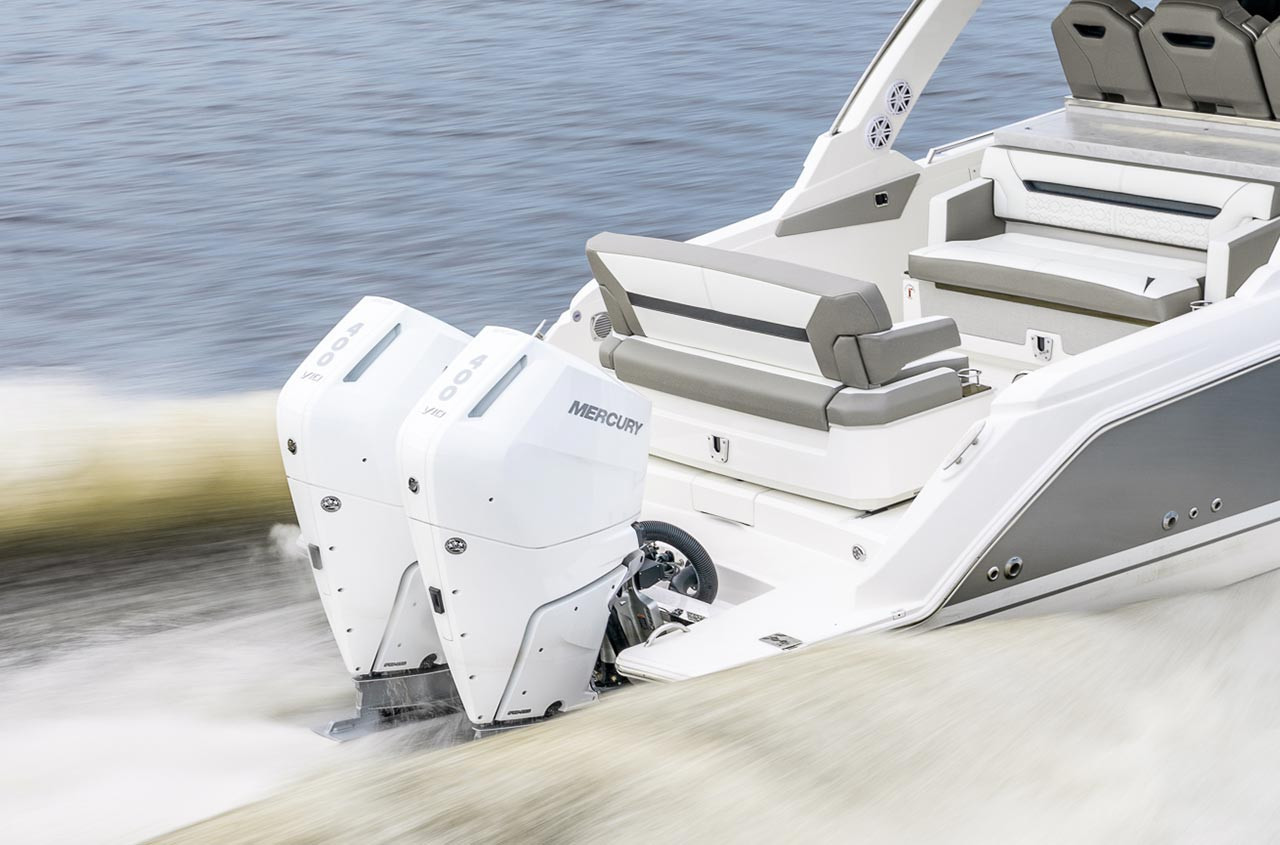 Mercury 400L White Verado V10 | Digital Throttle and Shift, Electric ...