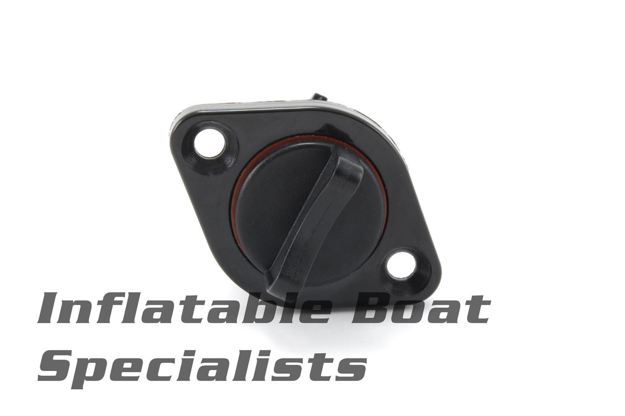 Achilles Plastic Transom Drain with Plug for Inflatable Boats | C442