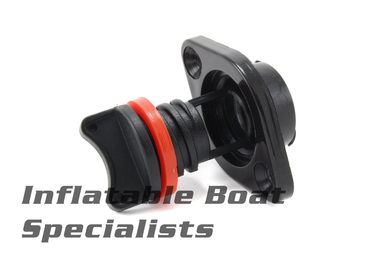 Achilles Plastic Transom Drain with Plug for Inflatable Boats | C442