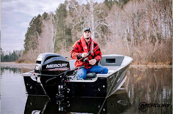 Mercury 25EL Outboard | Remote Mechanical, Electric Start, 20" Shaft
