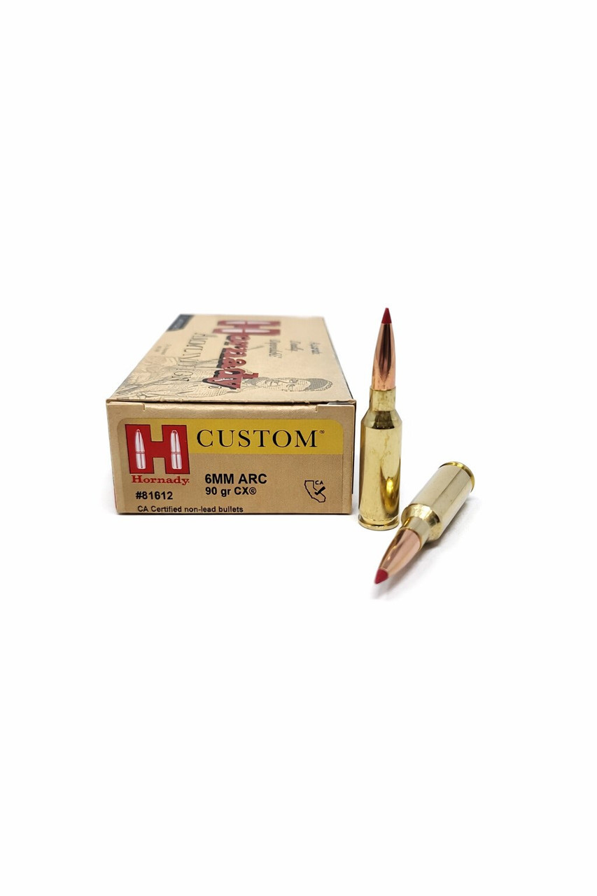 Hornady | 6 MM ARC 90 Grain CX Lead Free | 20 Rounds | Miwall Wholesale ...