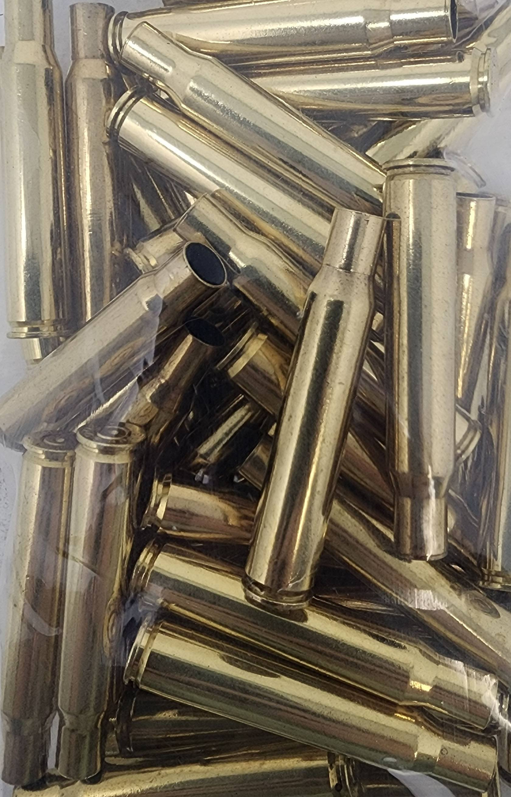 Mixed Brass - 30-06 Springfield Brass - Cleaned & Polished - 50 Pieces