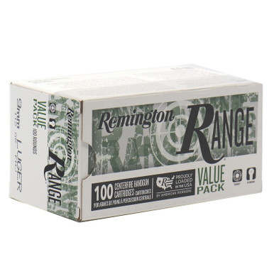 Remington | 9mm Luger 115gr FMJ | 100 Rounds | Miwall Wholesale Ammunition