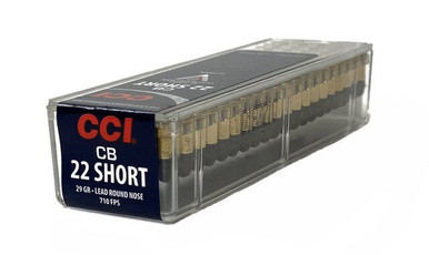 CCI Low Velocity Ammunition - 22 CB Short - 29 Grain Lead Round Nose ...