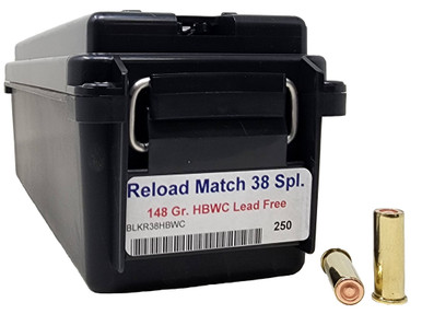 Miwall Reload Ammunition - 38 Special - 148 Grain Hollow Base Wad ...